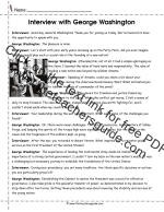 George Washington Printouts, Lesson Plans, Themes, and Activities