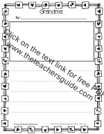 Grandparents Day Worksheets from The Teacher's Guide