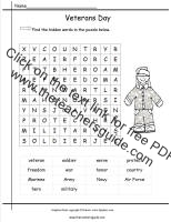 Veterans' Day Lesson Plans, Themes, Printouts, Crafts